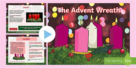 Ks2 Advent Wreath Information Powerpoint