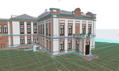 3d Building Model In Archicad 3d Scan