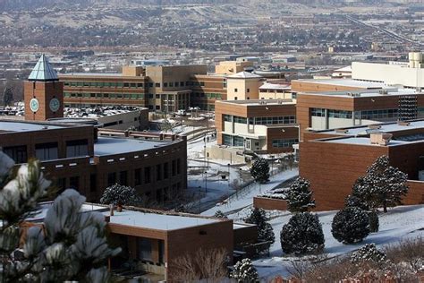 Uccs Capus In The Winter University Of Colorado Colorado Homes Top