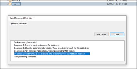 Why Field Training Is Not Available From Working Batch In Project Setup Station Help Center