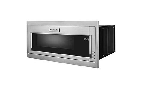 Kitchenaid 1 1 Cu Ft Built In Microwave Oven With Hidden Control