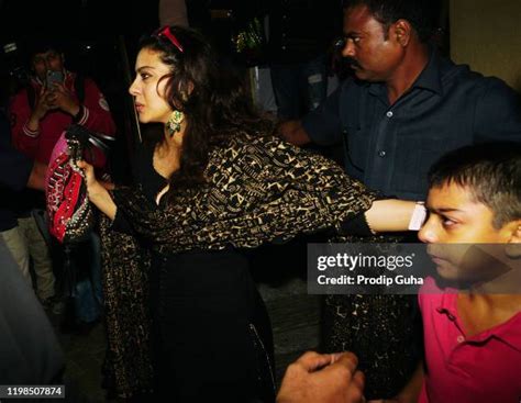 Kajol And Her Son Yug Devgan Attend The Tanhaji Film Screening On