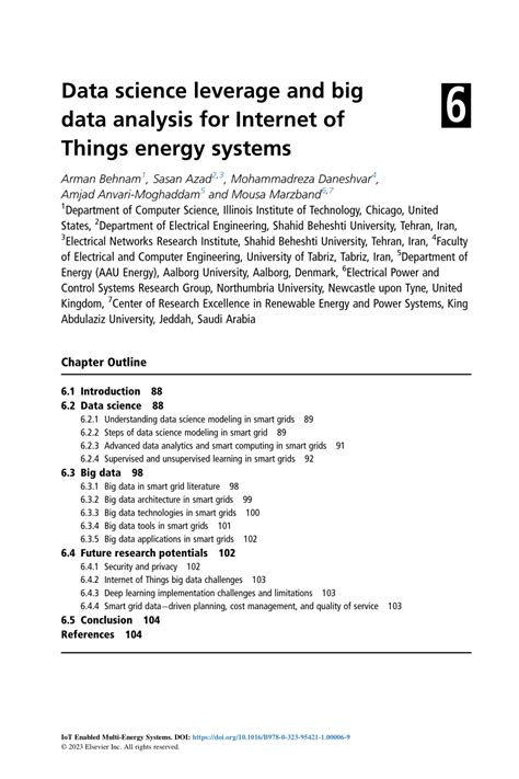 Pdf Data Science Leverage And Big Data Analysis For Internet Of