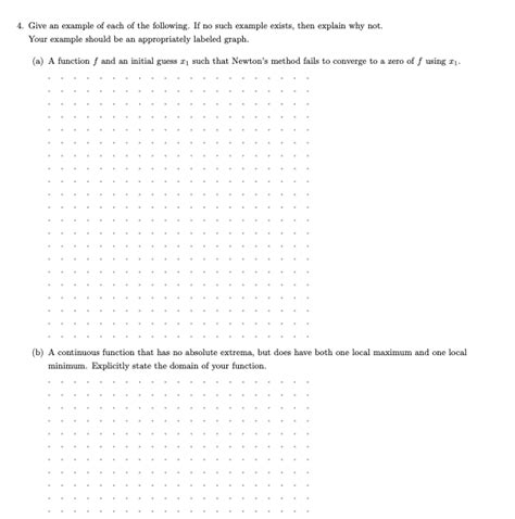 Solved Give An Example Of Each Of The Following If No Chegg