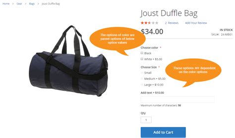 Magento 2 Dependent Custom Options Extension
