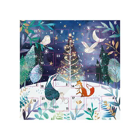 Friends In The Forest Fox And Badger Ling Advent Calendar Card 159 X 1