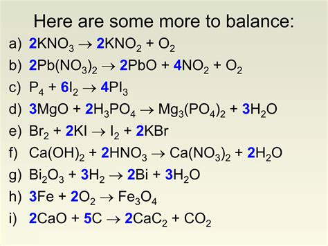 Balancing Chemical Equation Pptx