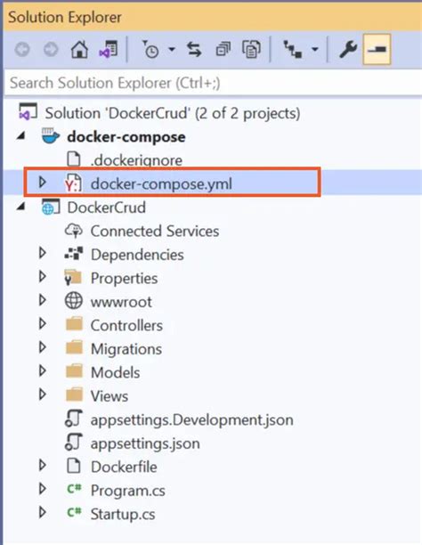 crud operations in asp core and sql server with docker