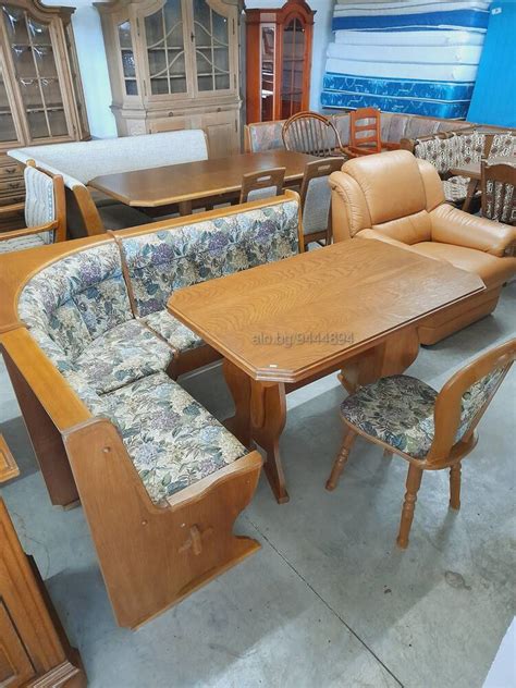 К т Кухненски Ъгъл с Разтегателна Маса внос от Германия Друга мебел Мебели за дома и оф