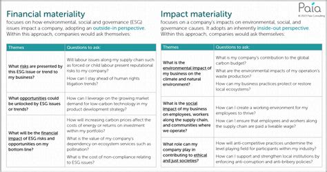 Demystifying The Double Materiality Debate Paia Consulting