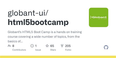 Github Globant Uihtml5bootcamp Globants Html5 Boot Camp Is A Hands