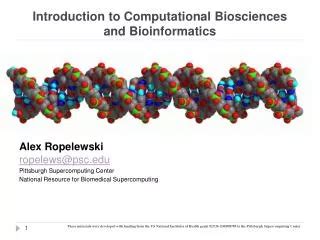 PPT STAT Introduction To Computational Biology And Bioinformatics Spring PowerPoint