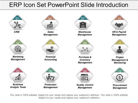Erp Services Icon Powerpoint Slide Presentation Guidelines PowerPoint Templates Download PPT