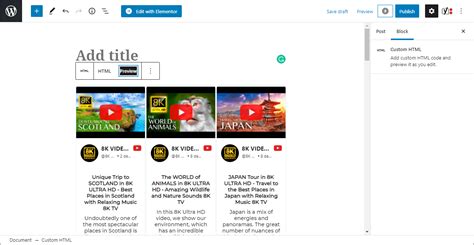 How to Embed YouTube Playlist on WordPress Website