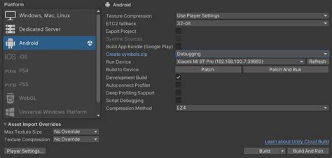 Wireless Debugging Android In Unity Using Adb Rendoru Blog