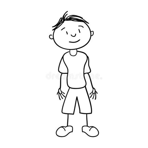 Icono Lindo Del Dibujo Del Muchacho Ilustración Del Vector Ilustración De Icono Belleza 85859778