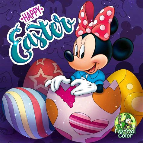 Minnie Happy Easter By Drawingliker100 On Deviantart
