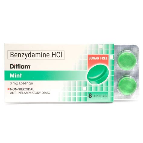 Difflam Lozenge Mint 8s Watsons Philippines