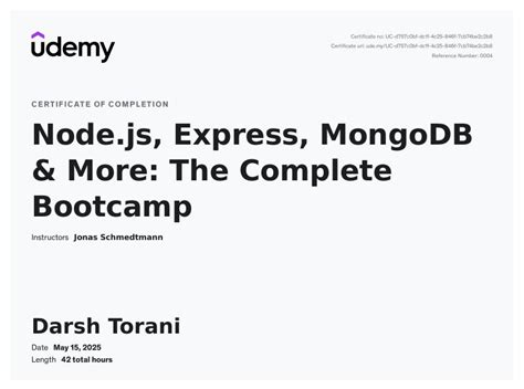 Nodejs Express Mongodb Backenddevelopment Darsh Torani