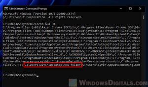 Add Folder To Path Environment Variable In Windows
