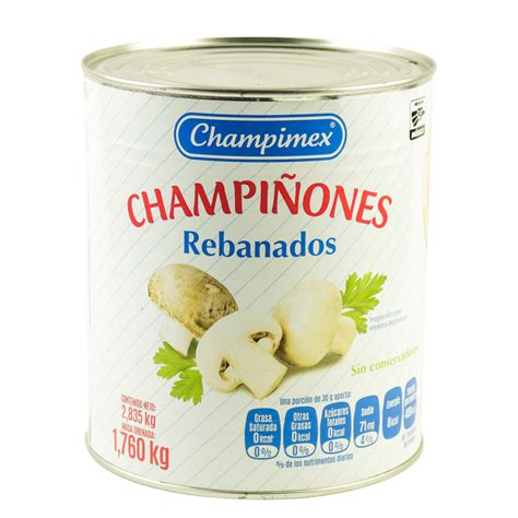 ChampiÑon Rebanado Champimex Lata 2 8 Kg