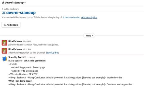 How To Create Standup Bot Using Conductor Slack Integration Orkes