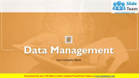Data Management Powerpoint Presentation Slides Pdf
