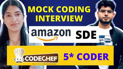 Mock Coding Interview With Amazon SDE YouTuber Rite2riddhi YouTube