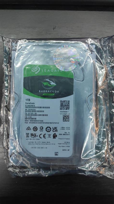 Seagate TB Barracuda Internal Hard Drive Computers Tech Parts Accessories Hard Disks