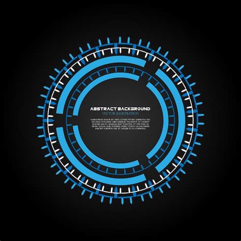 Premium Vector Abstract And Colorful Circular Huds Design