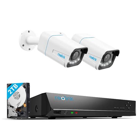 Reolink 8mp Outdoor Security System 2tb Hdd Smart Detection Rlk8