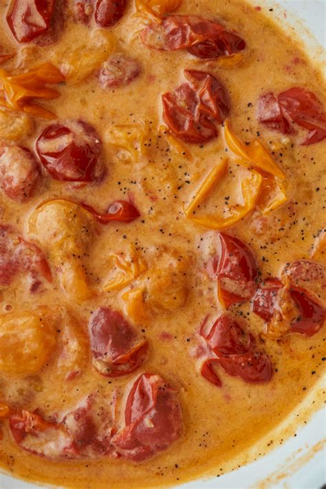 Cherry Tomato Cream Sauce With Parmesan Naturally Ella
