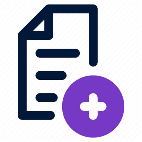 Add File Document Paper New Icon Download On Iconfinder
