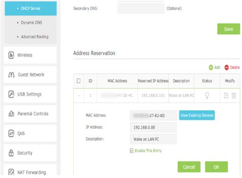 How To Set Up Wake On Lan On Wireless Router Tp Link