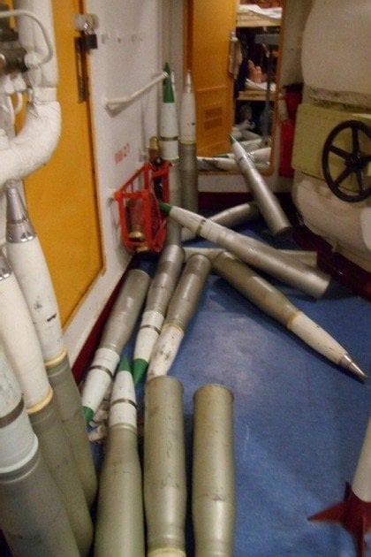 Typical Ammo Stowage Aboard Stregusic Class Corvette R