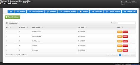 Aplikasi Gaji Karyawan Dengan Netbeans Dan Ini Design Form Gaji Karyawan
