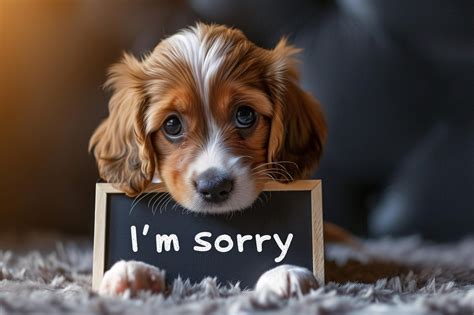Download Puppy Cute Sorry Royalty Free Stock Illustration Image