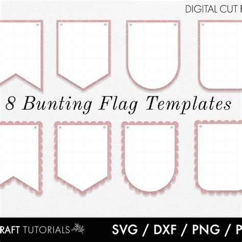Scalloped Edge Template Printable Etsy