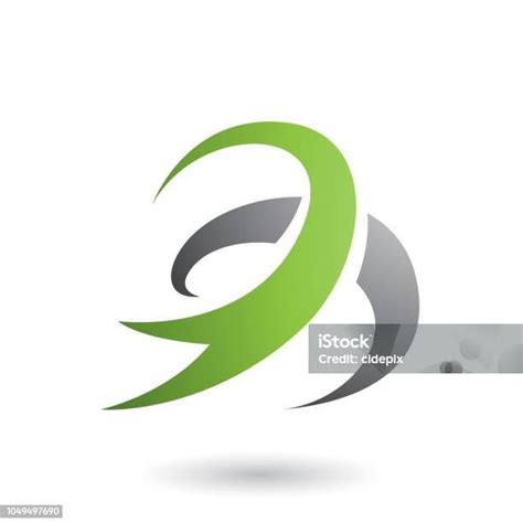 녹색 추상적인 바람과 트위스터 모양 벡터 일러스트 레이 션 0명에 대한 스톡 벡터 아트 및 기타 이미지 0명 곡선 기상