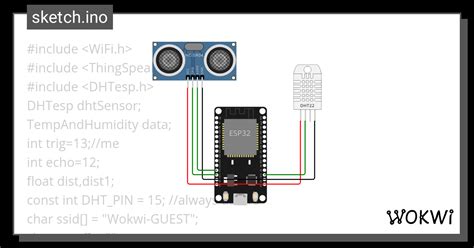 IOT Connect To Cloud With Think Speak Wokwi ESP STM Arduino Simulator