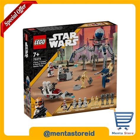 Jual LEGO Star Wars 75372 Clone Trooper Battle Droid Battle Pack Shopee Indonesia