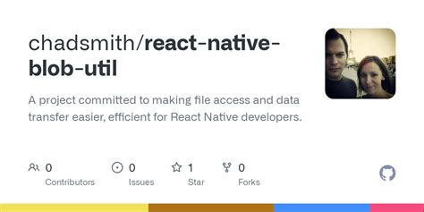 Github Chadsmithreact Native Blob Util A Project Committed To Making File Access And Data