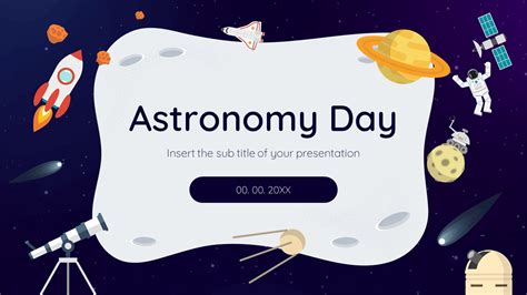 Astronomy Day Free Presentation Template