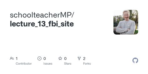 Github Schoolteachermp Lecture 13 Fbi Site