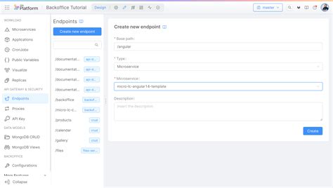 Backoffice Tutorial Microfrontends Mia Platform Documentation