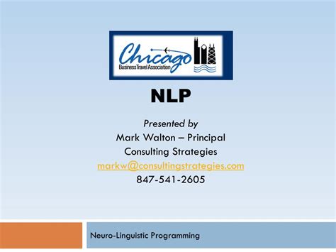 Ppt Neuro Linguistic Programming Powerpoint Presentation Free