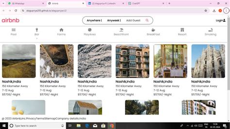 Build My First Airbnb Clone Using Htmlcss And Javascript Demonstrating My Front End Development