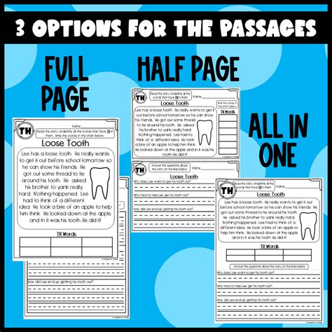 Th And Wh Passages Made By Teachers