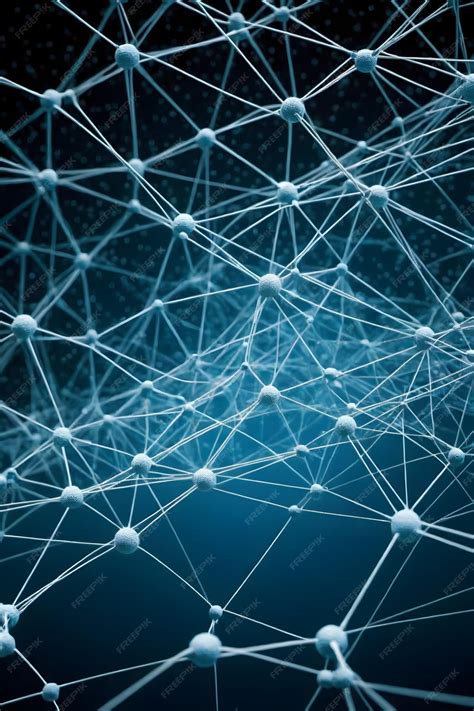 Premium Ai Image Digital Connectivity Neural Network Cable Pattern