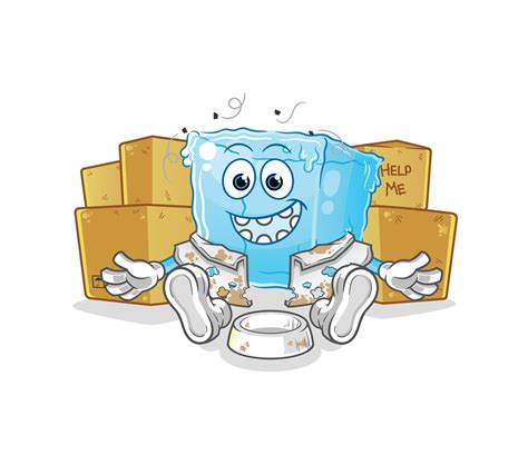 Ice Cube Cartoon Vector Vector Art At Vecteezy